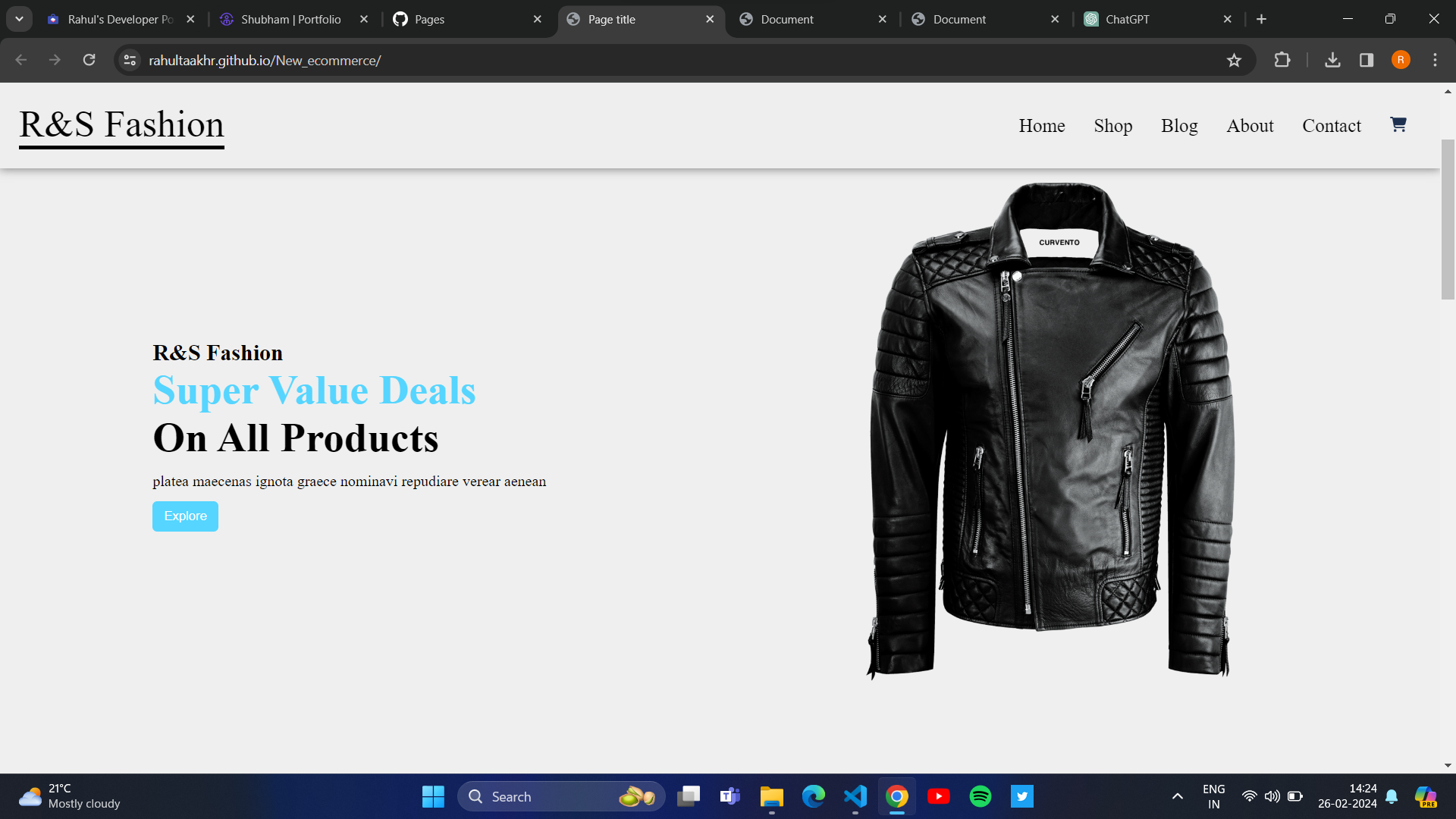 Rahul's Developer Portfolio